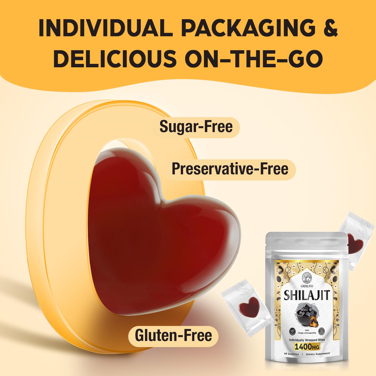 Shilajit gummies for energy boost