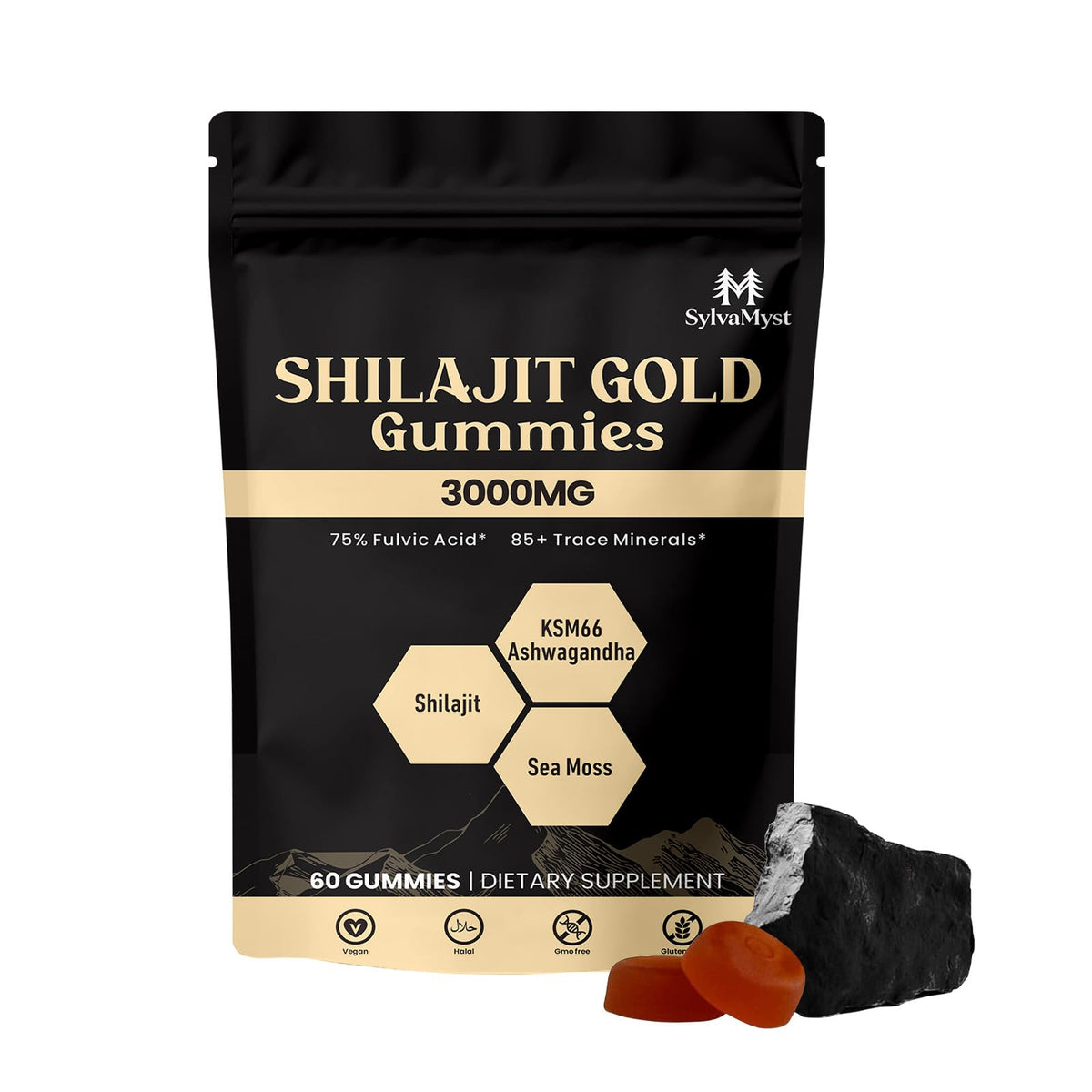 Shilajit gummies for energy boost