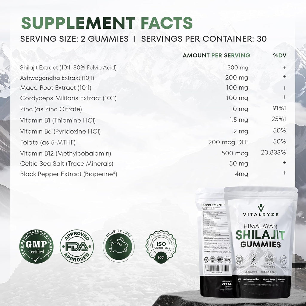 shilajit gummies for enhanced focus