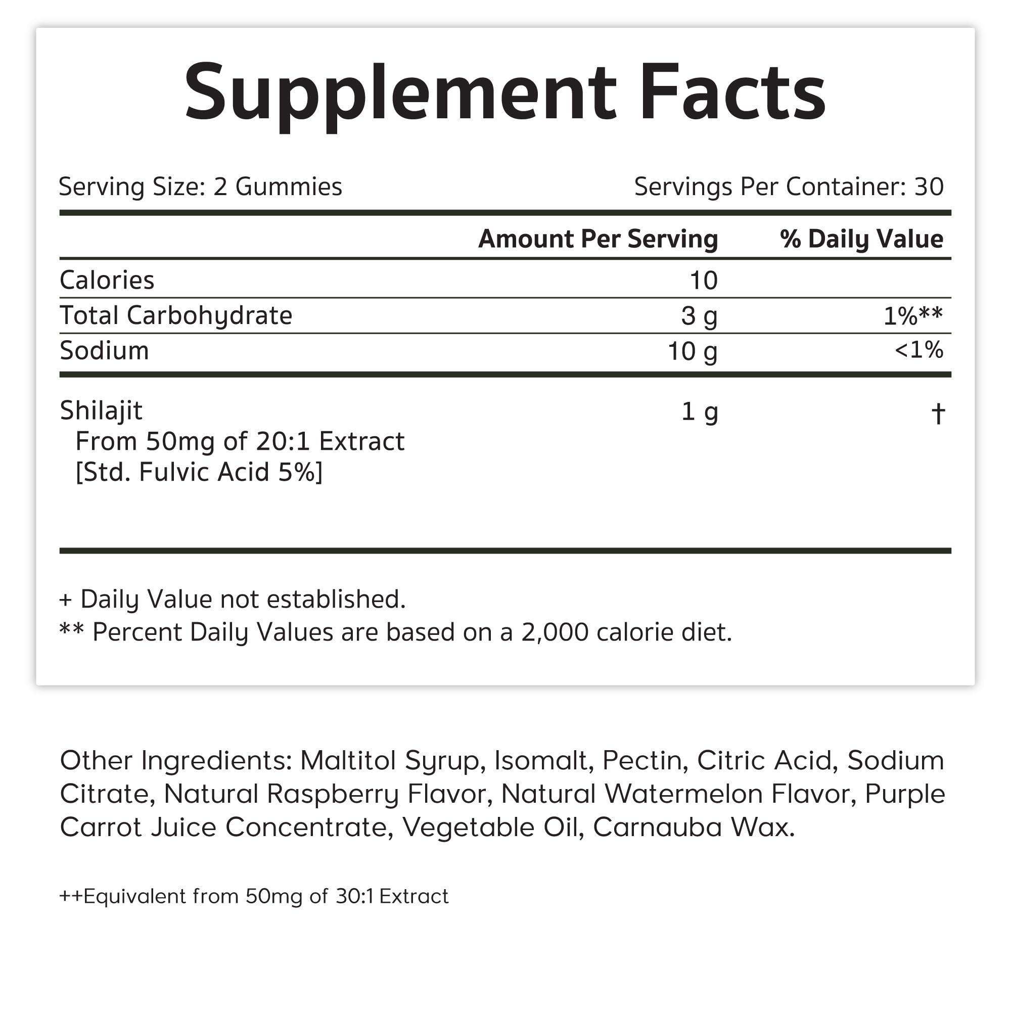 Shilajit gummies for enhanced mental clarity