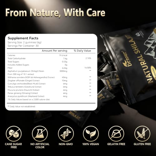 shilajit gummies for enhanced performance