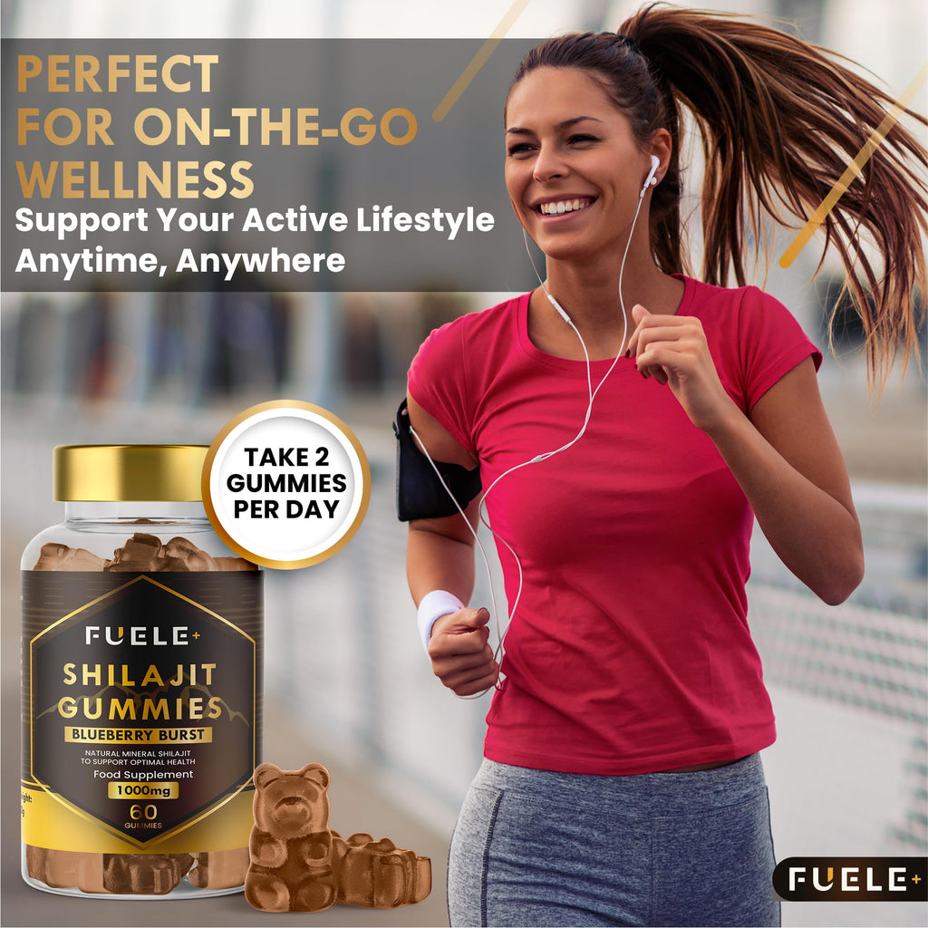 Shilajit gummies for enhanced performance