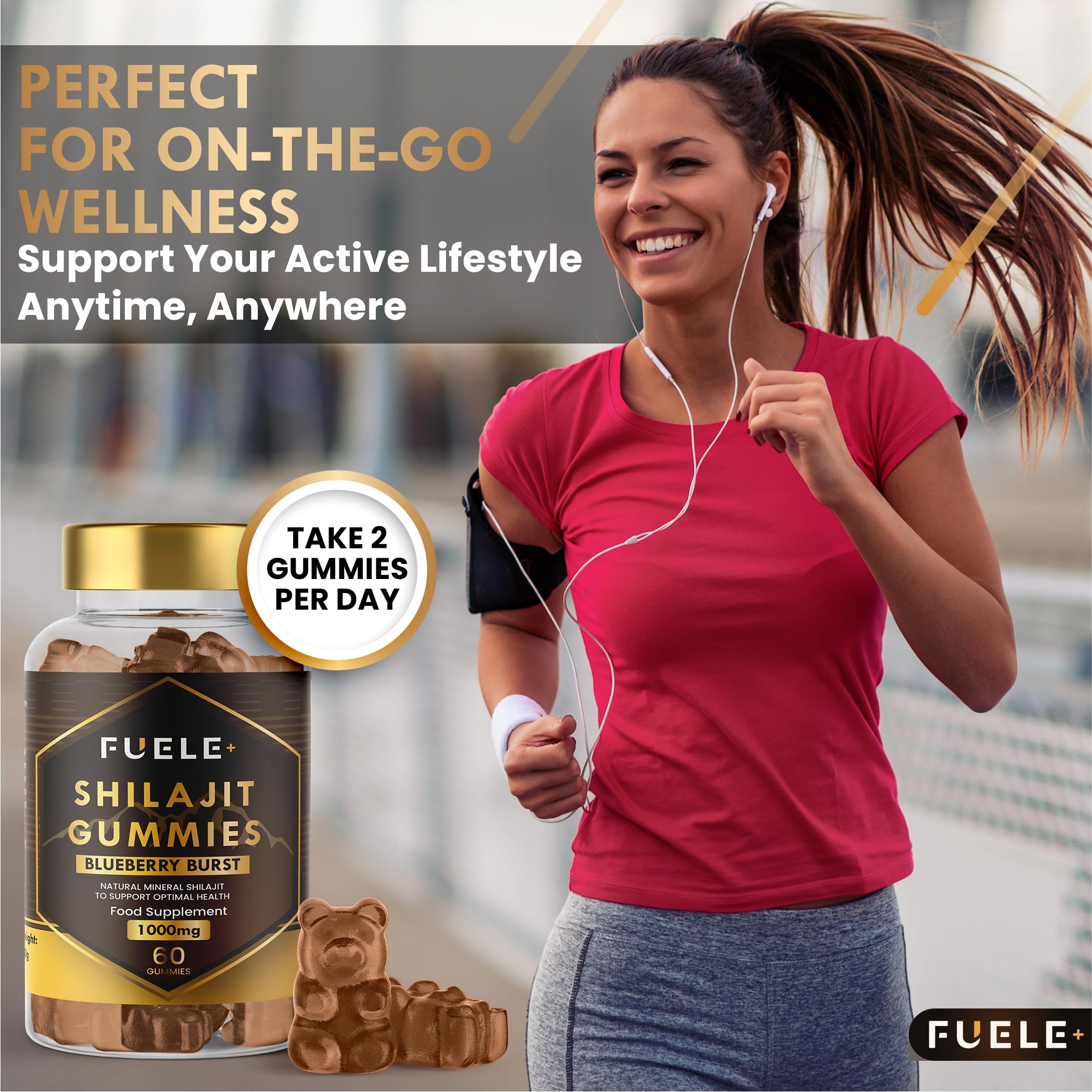 Shilajit gummies for enhanced performance