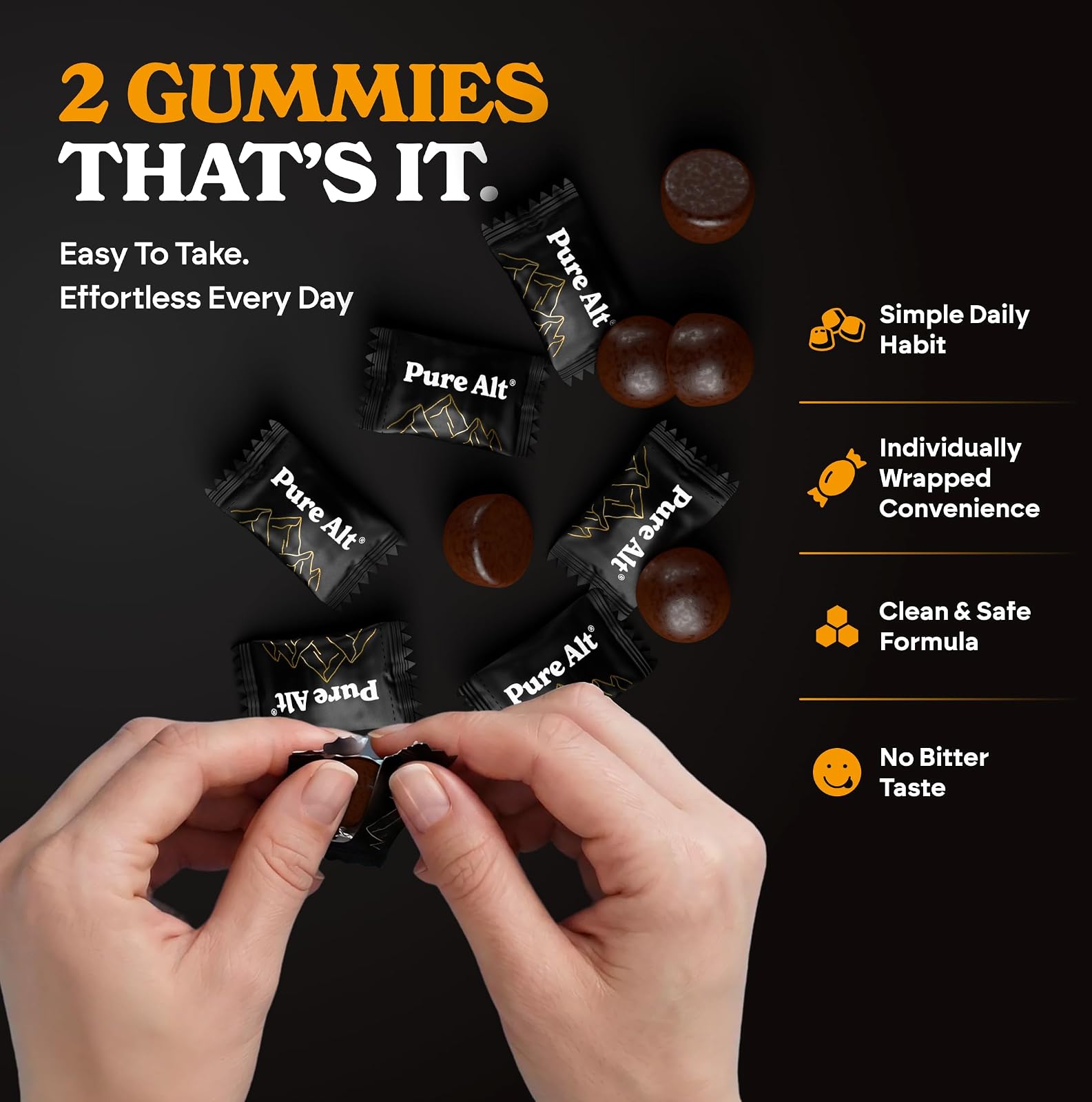 Shilajit gummies for enhanced performance