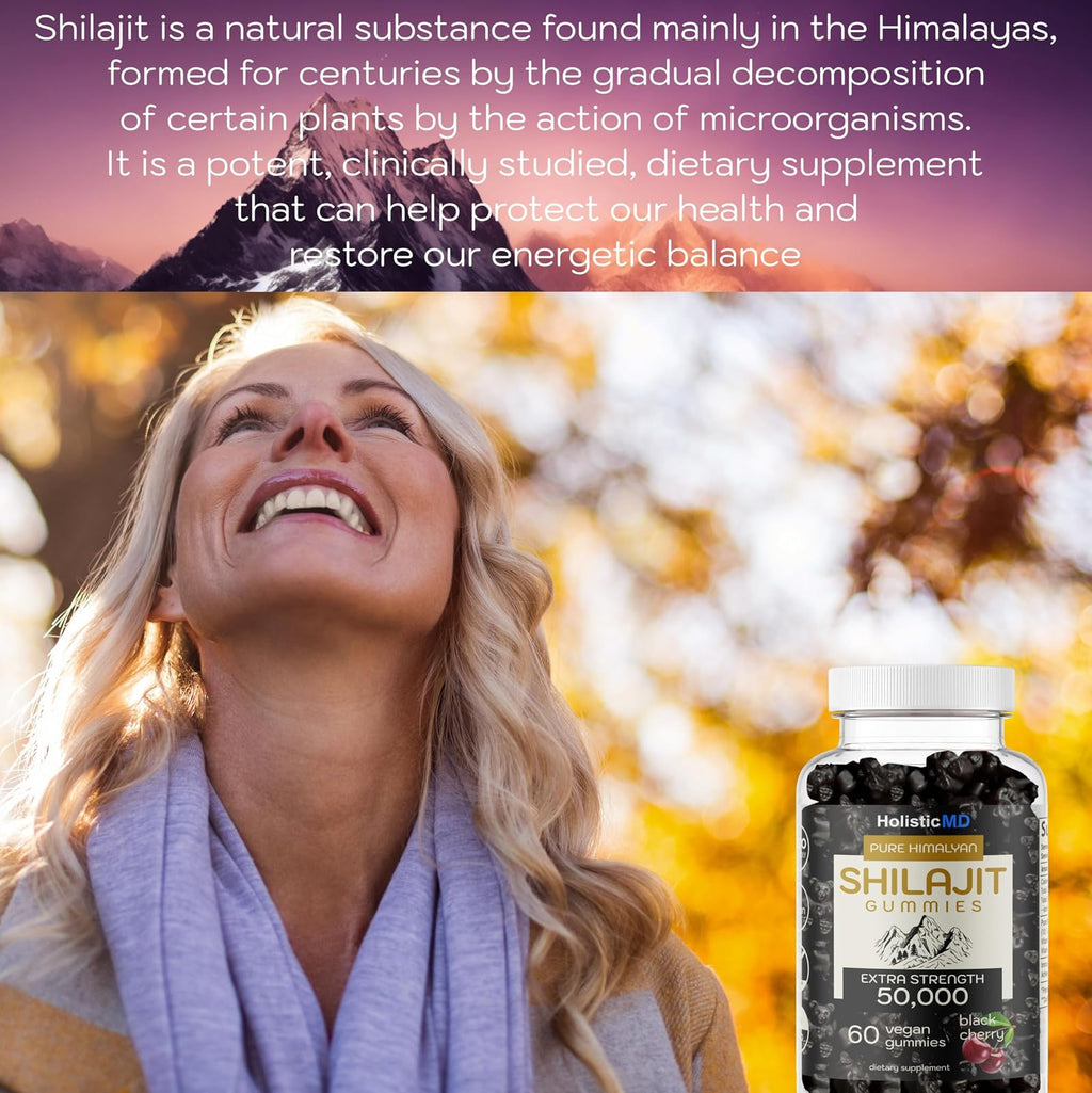 Shilajit gummies for enhanced performance