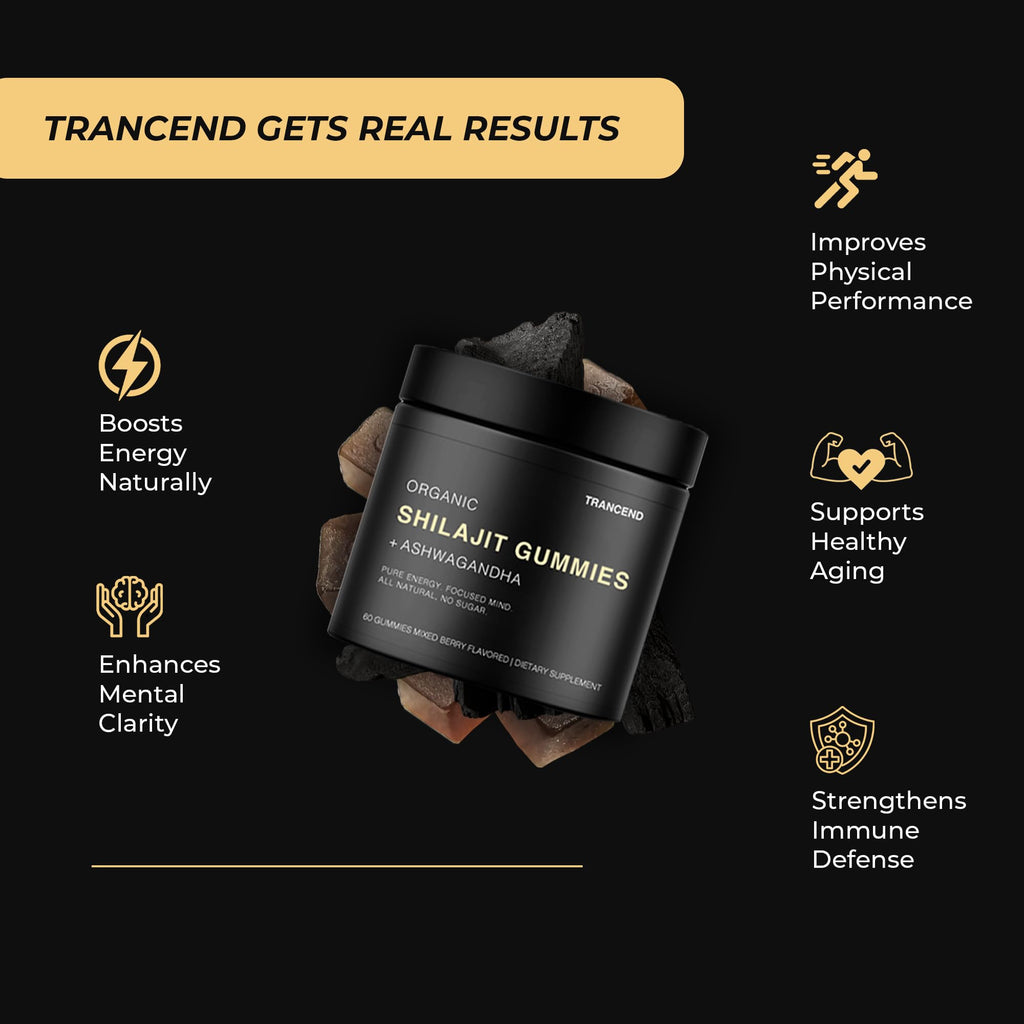 Shilajit gummies for enhanced vitality