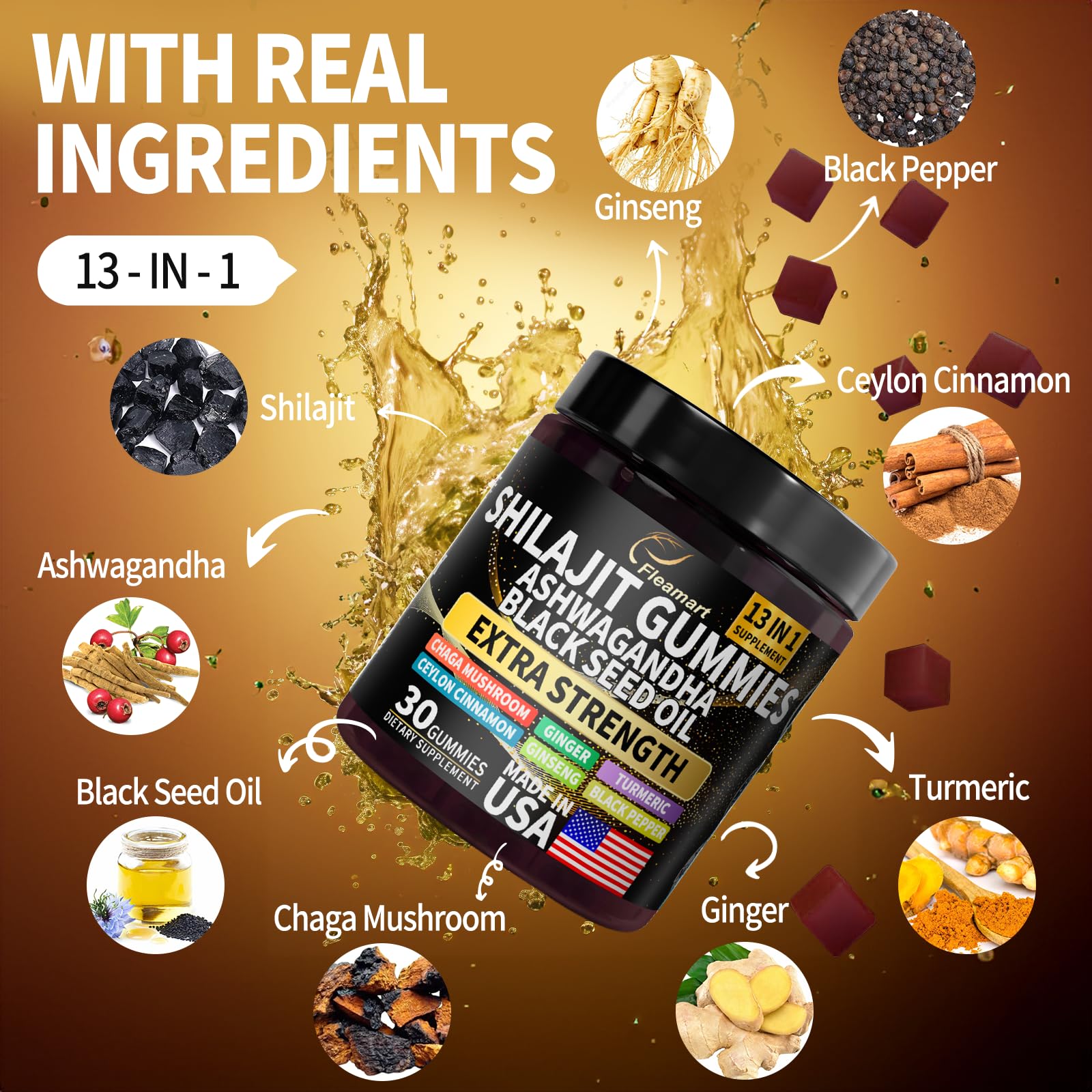 shilajit gummies for men's health