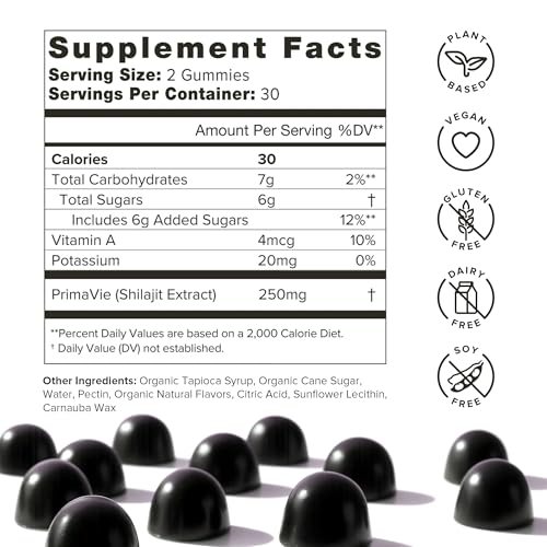 Shilajit gummies for men's health
