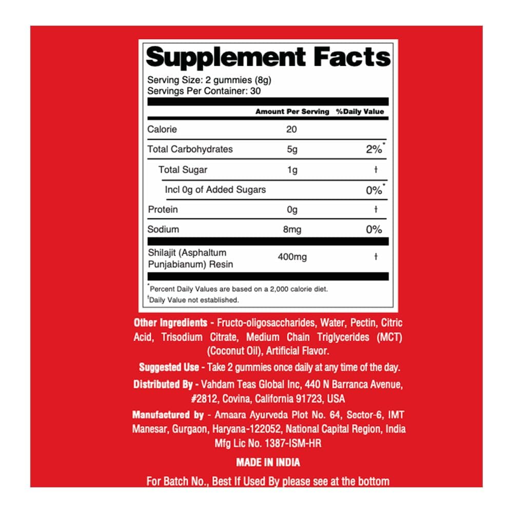 shilajit gummies for natural energy boost