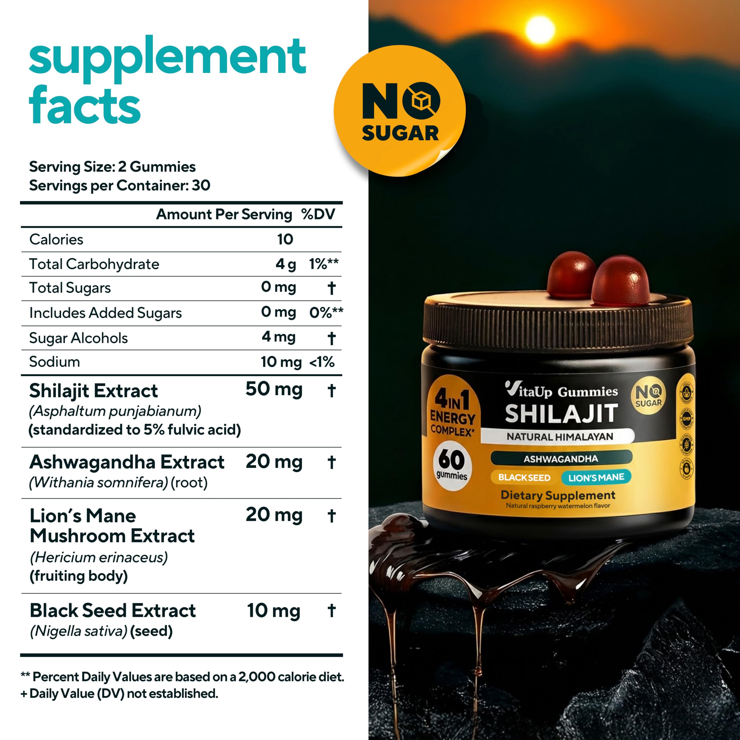 Shilajit gummies for natural health