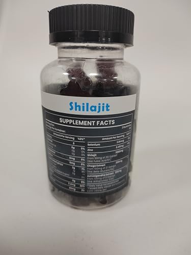 Shilajit gummies for overall health