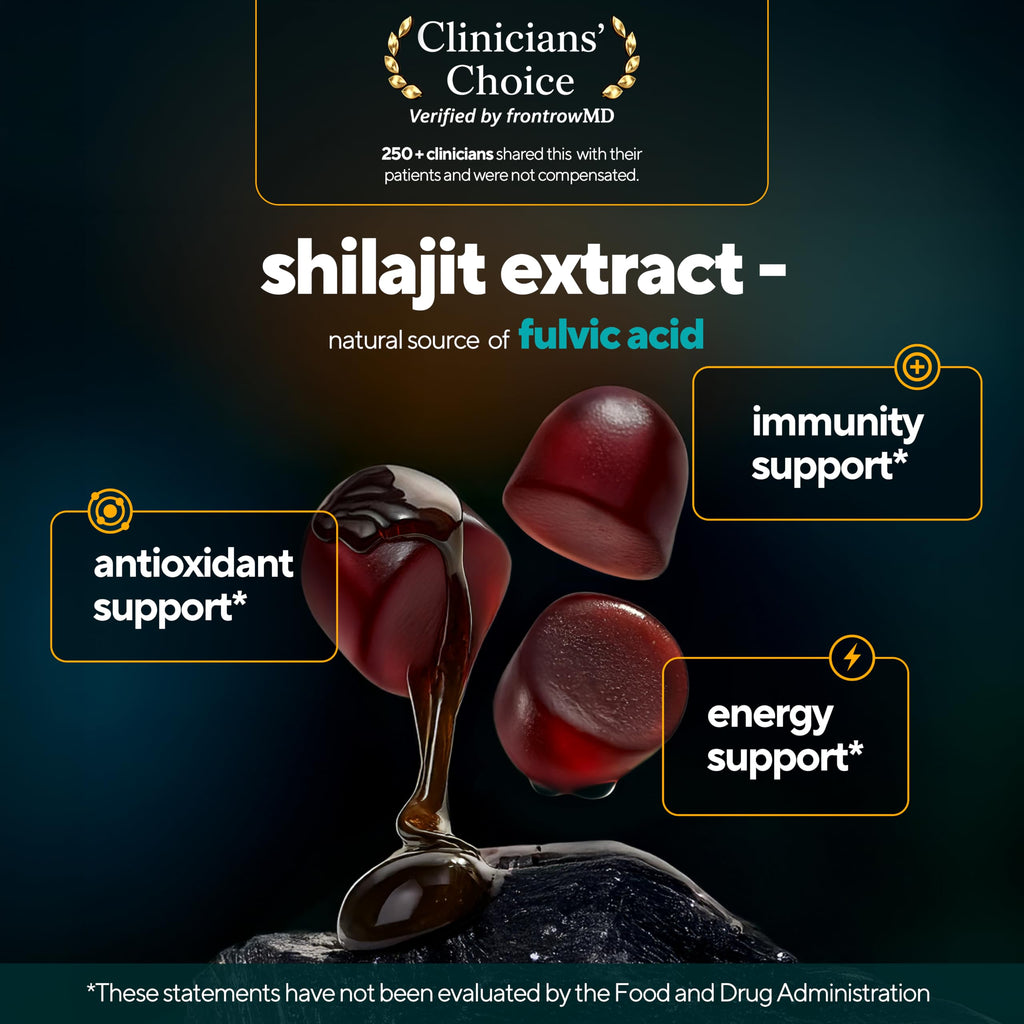 Shilajit gummies for stress relief