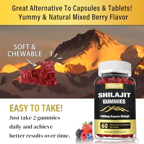 shilajit gummies with 85+ minerals