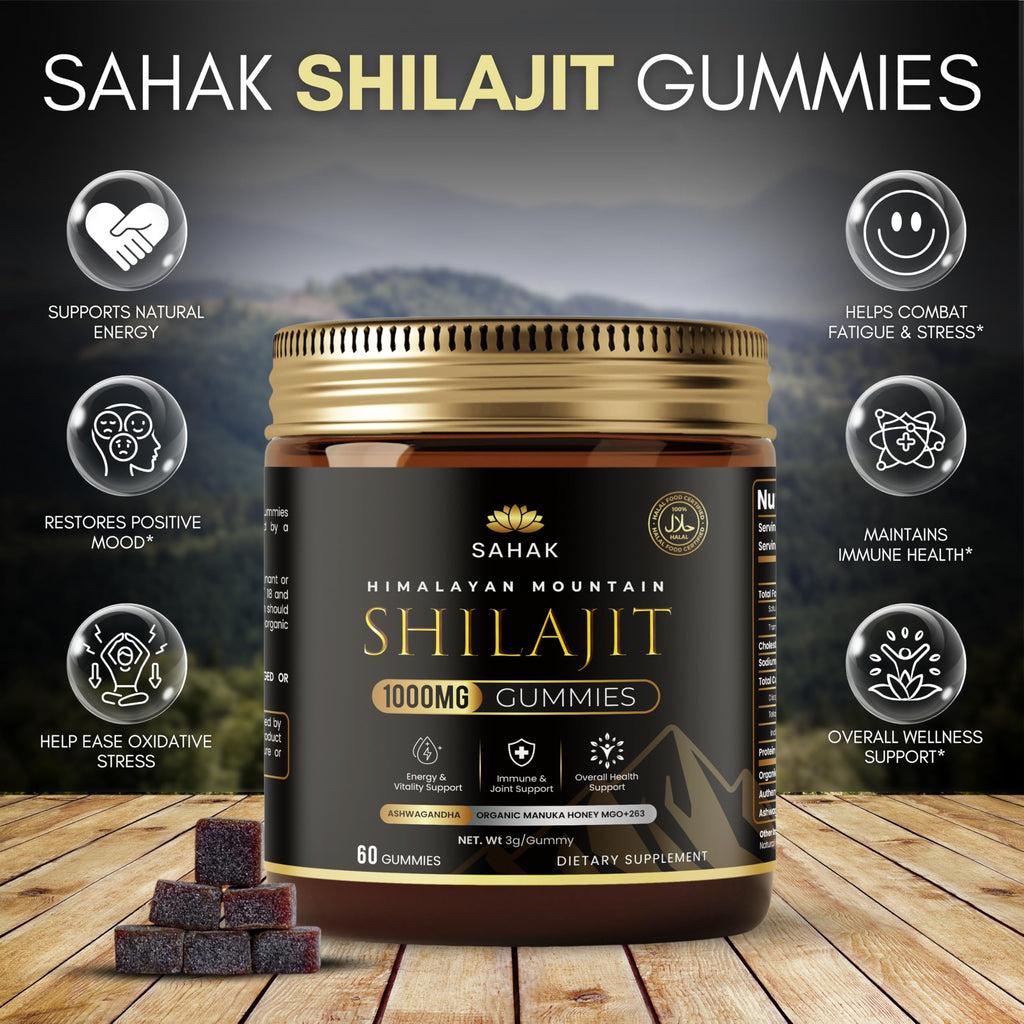 shilajit gummies with 85+ minerals