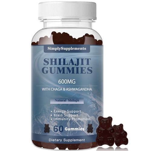 Shilajit gummies with ashwagandha benefits