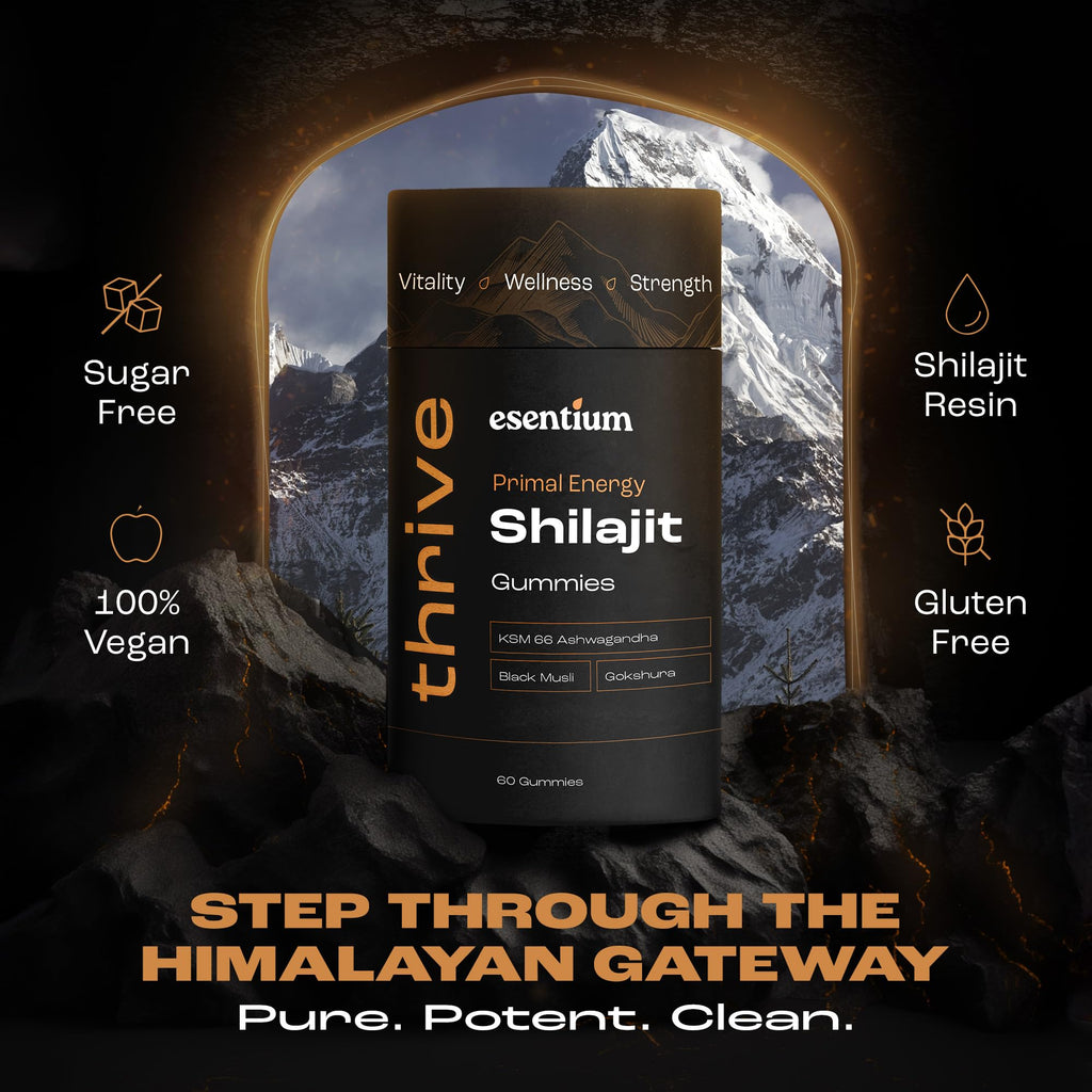 Shilajit gummies with ashwagandha benefits