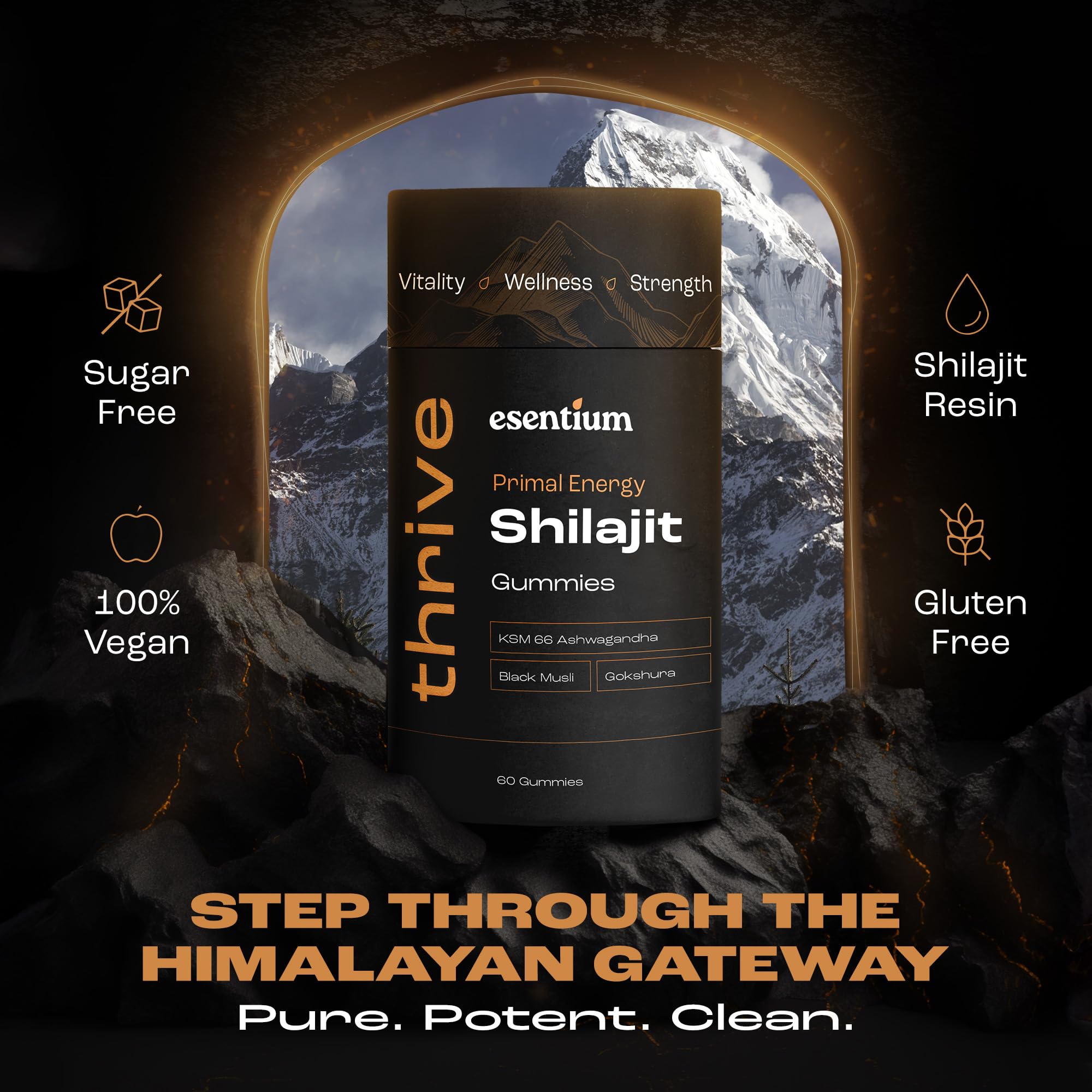 Shilajit gummies with ashwagandha benefits