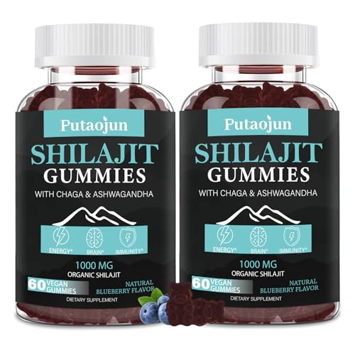 shilajit gummies with ashwagandha benefits