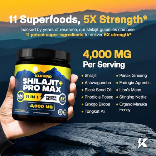 shilajit gummies with ashwagandha benefits