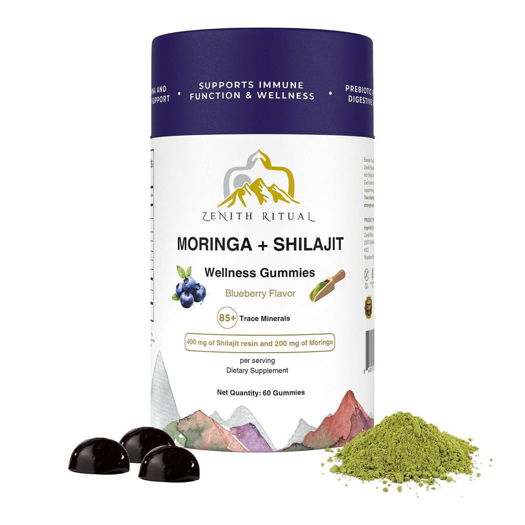 Shilajit gummies with moringa benefits