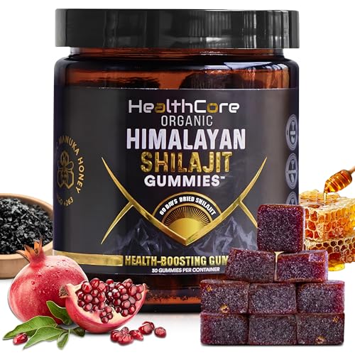 shilajit gummies with pomegranate flavour