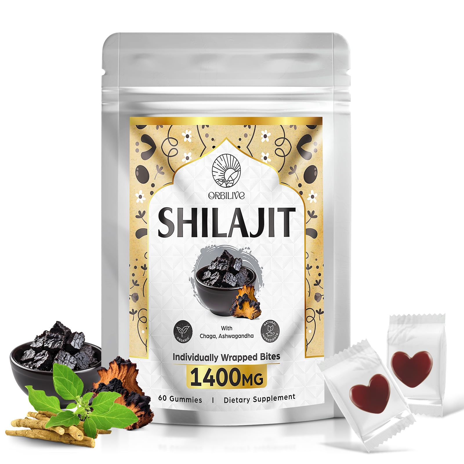 Shilajit gummies with trace minerals