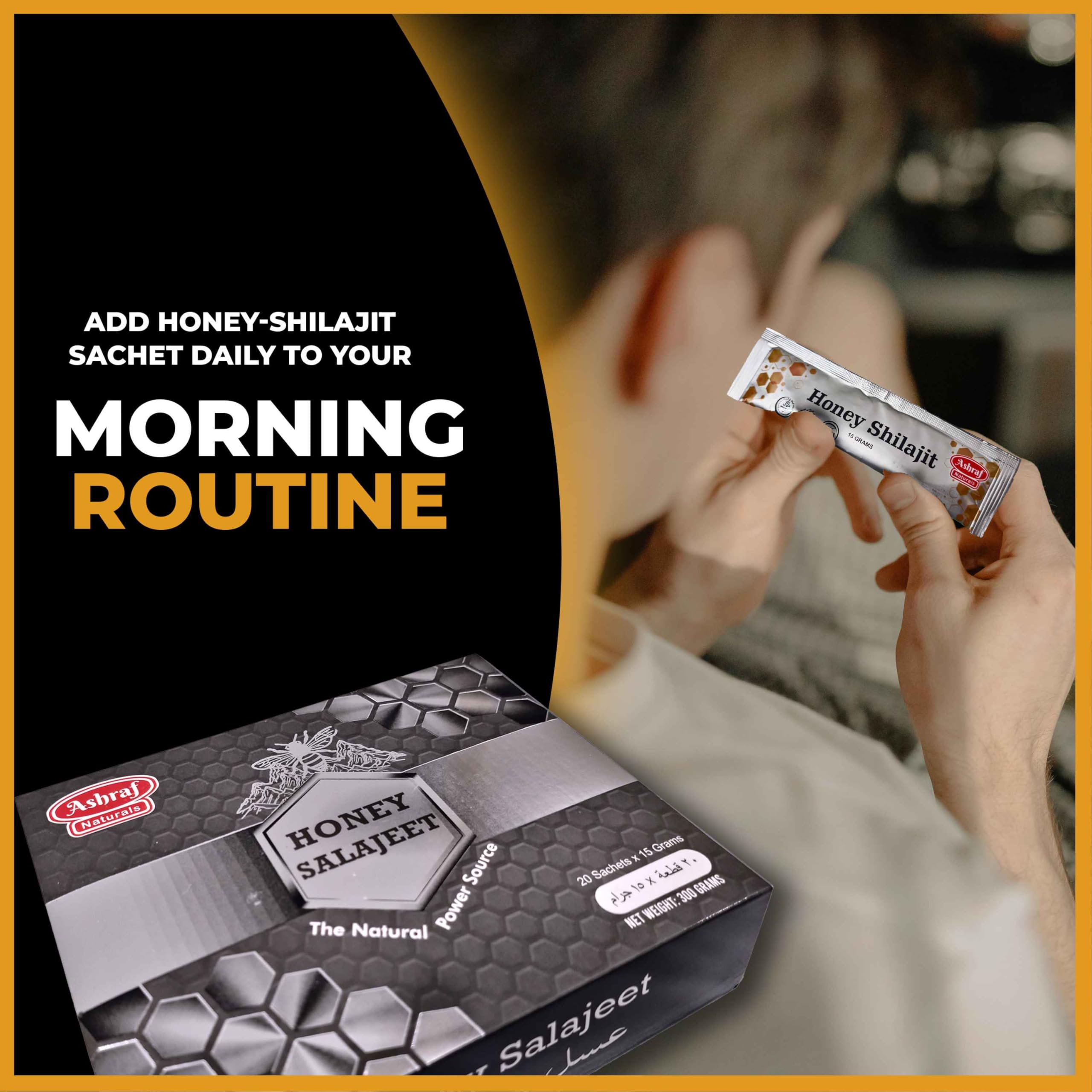Shilajit honey sticks for active lifestyle