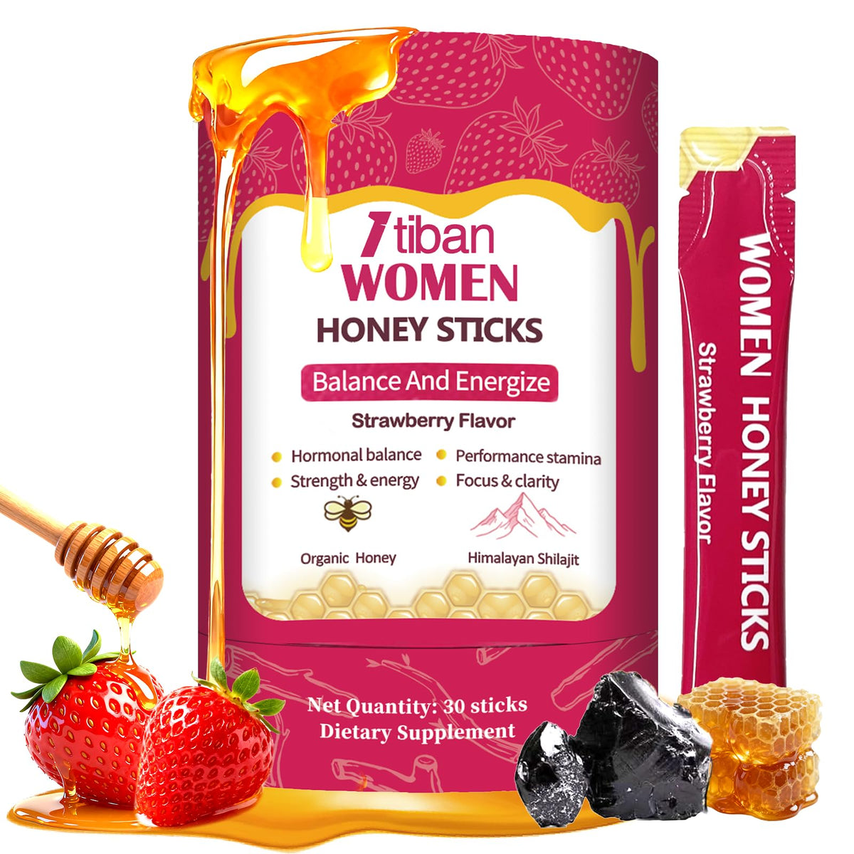 Shilajit honey sticks for energy