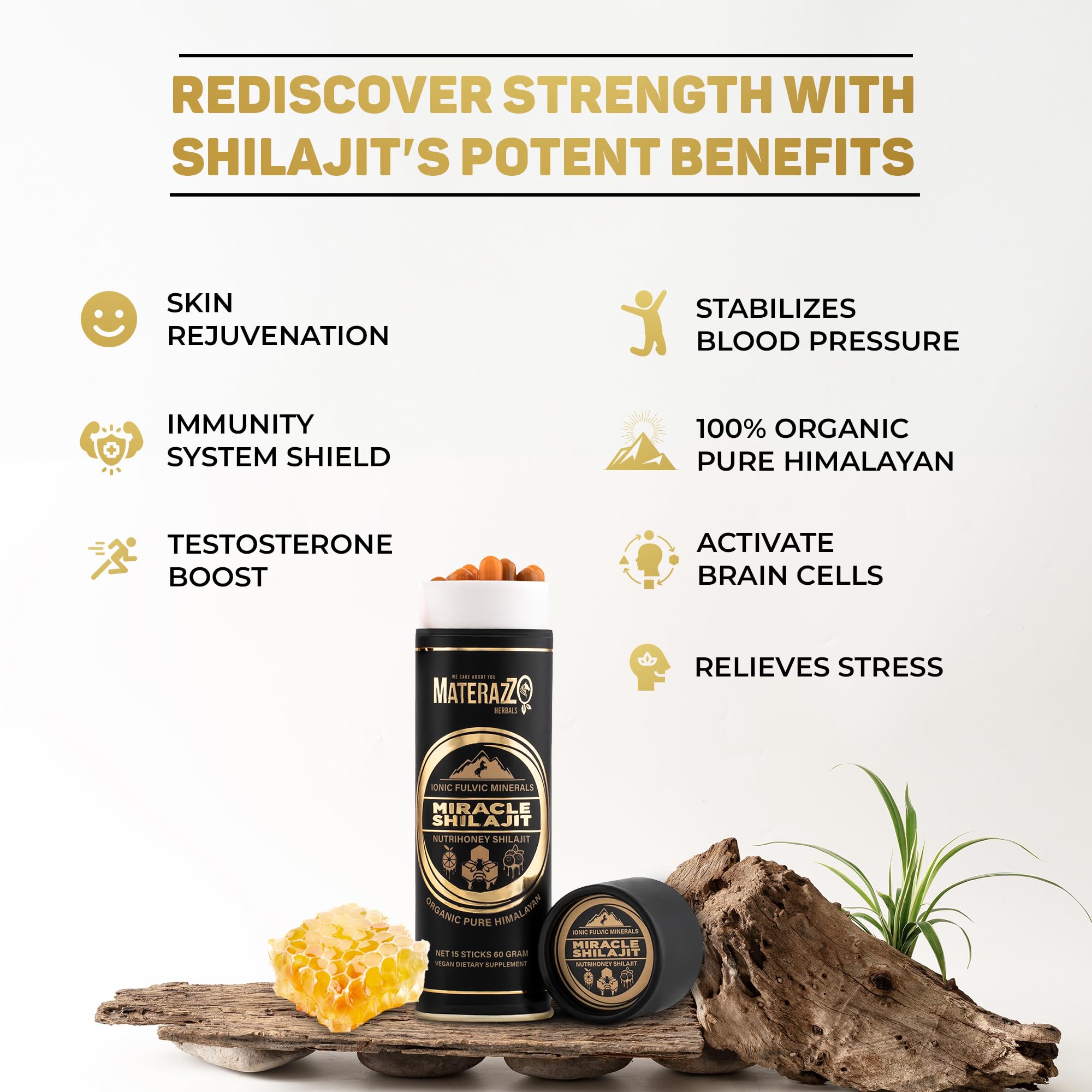 shilajit honey sticks for men