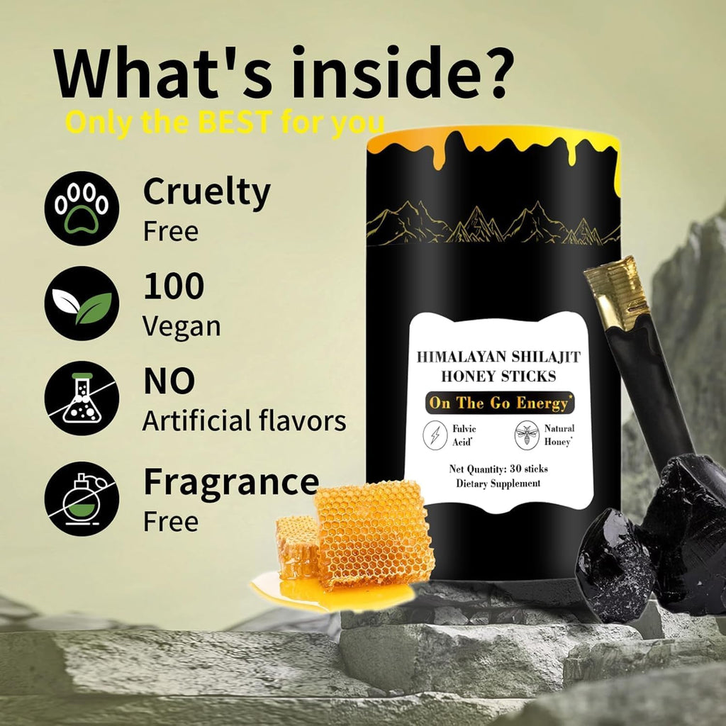 shilajit honey sticks for vitality