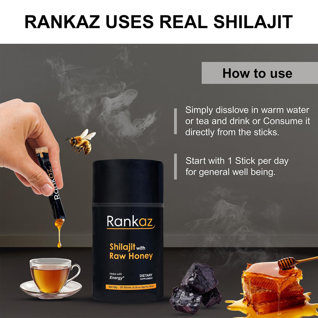shilajit honey sticks for wellness