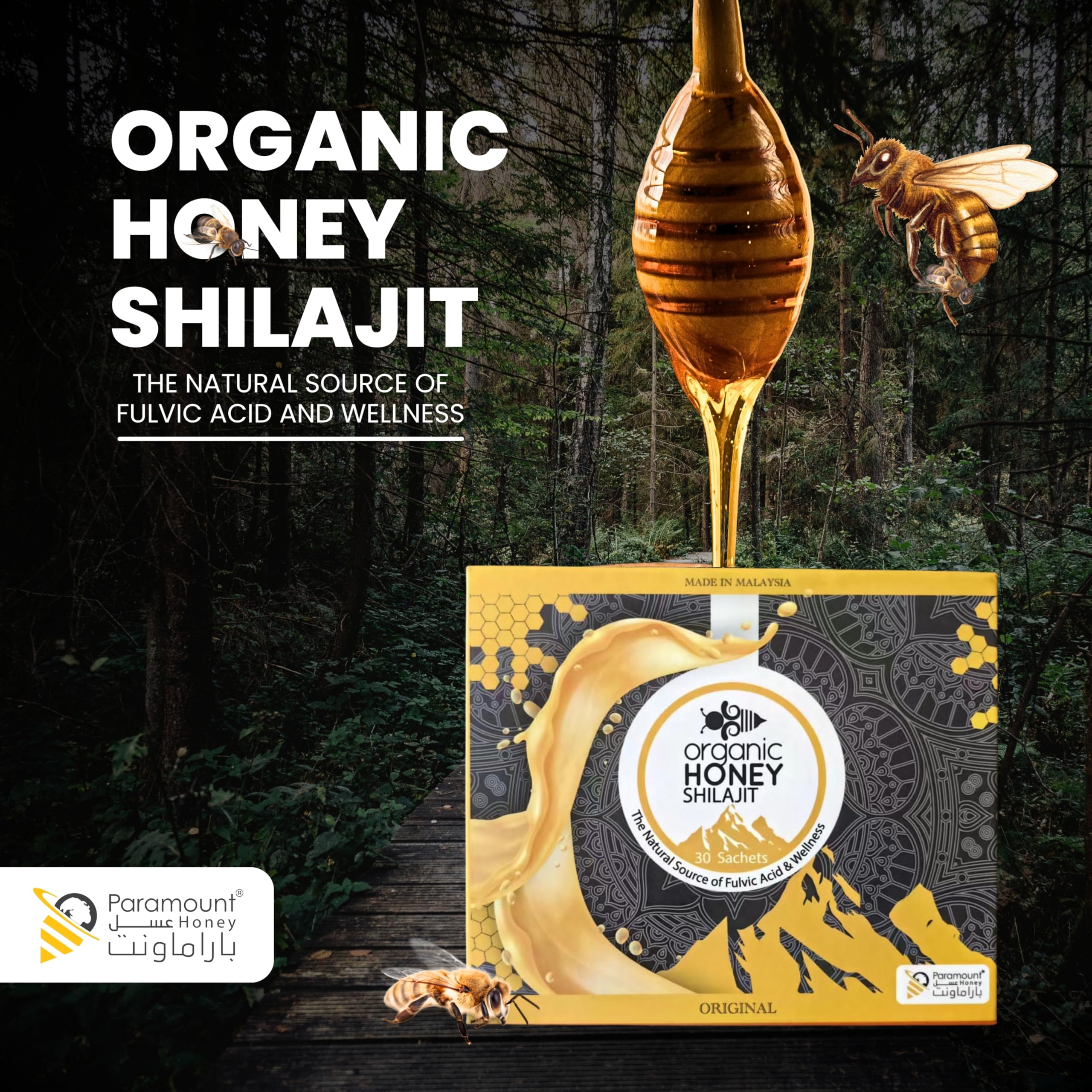 shilajit infused honey for wellness