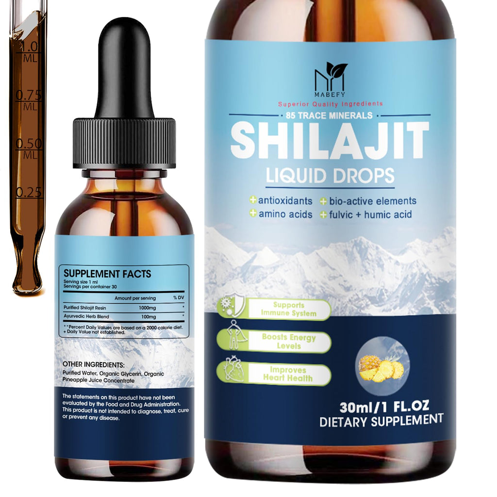 Shilajit liquid drops for energy