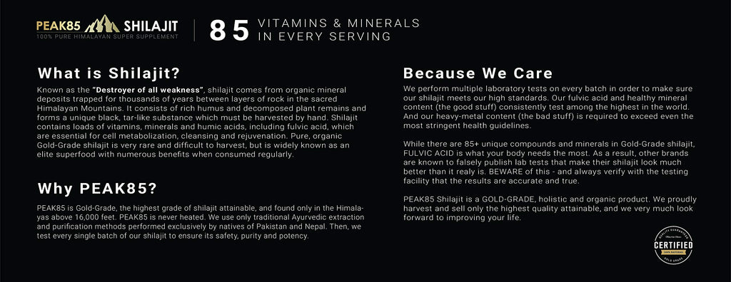 shilajit liquid for holistic benefits