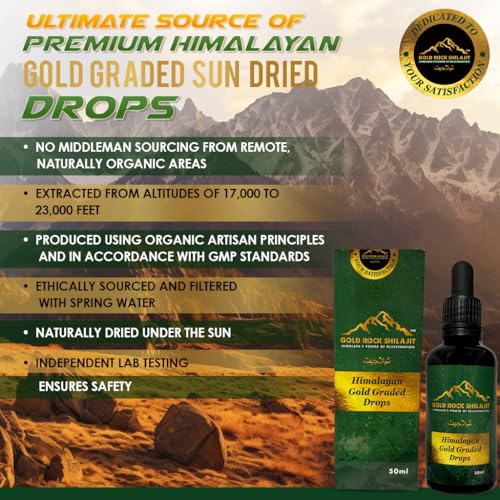 shilajit live drops dosage