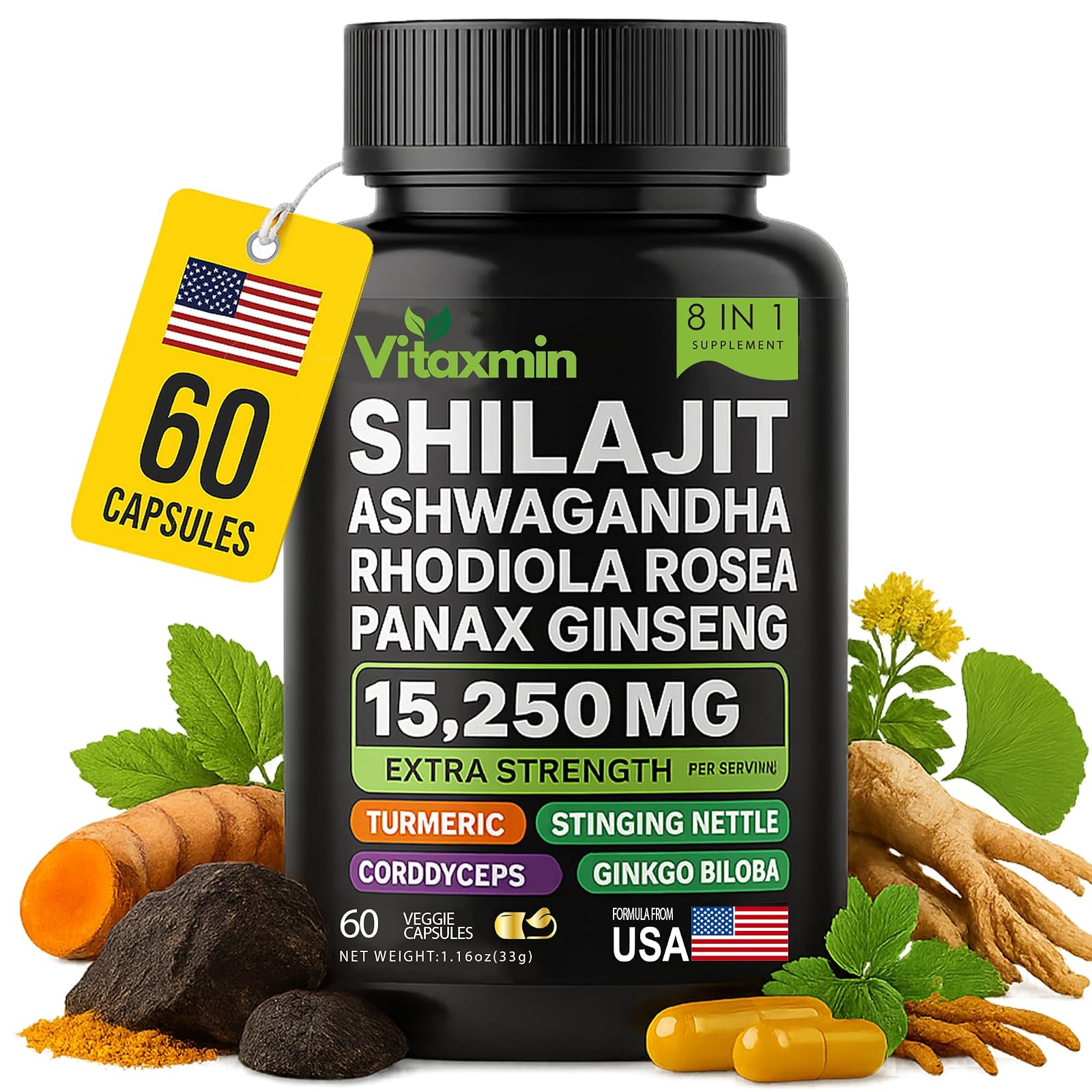 Shilajit multivitamin for men