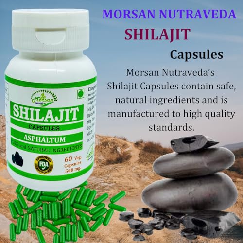 Shilajit organic capsules for energy