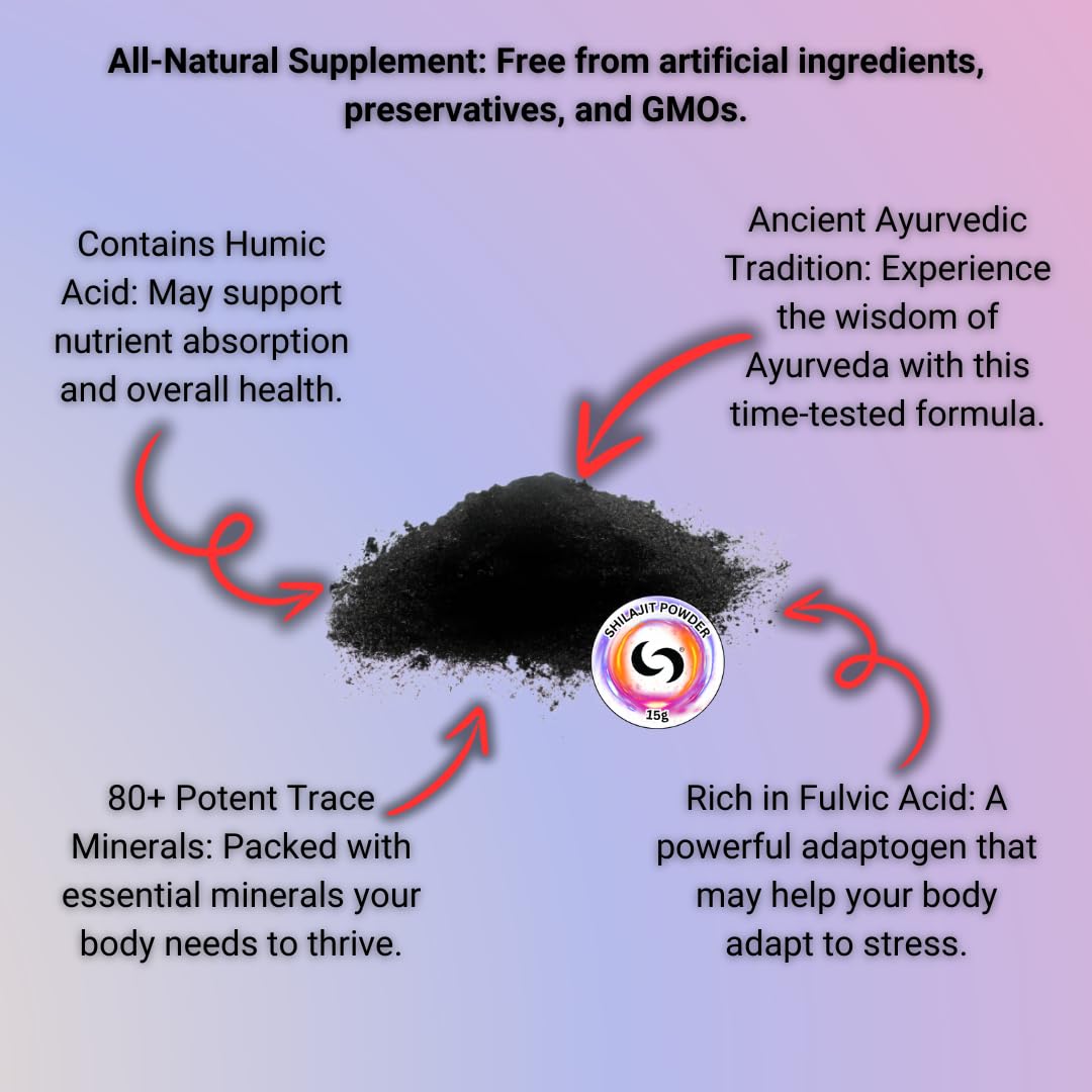 Shilajit powder for energy boost