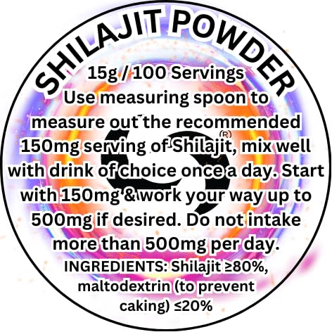 Shilajit powder for immune support