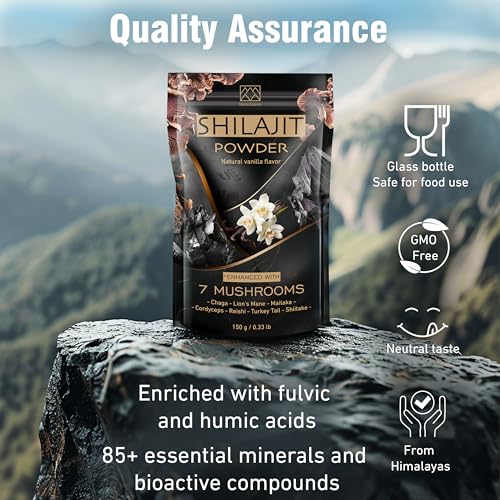 Shilajit powder for improved focus