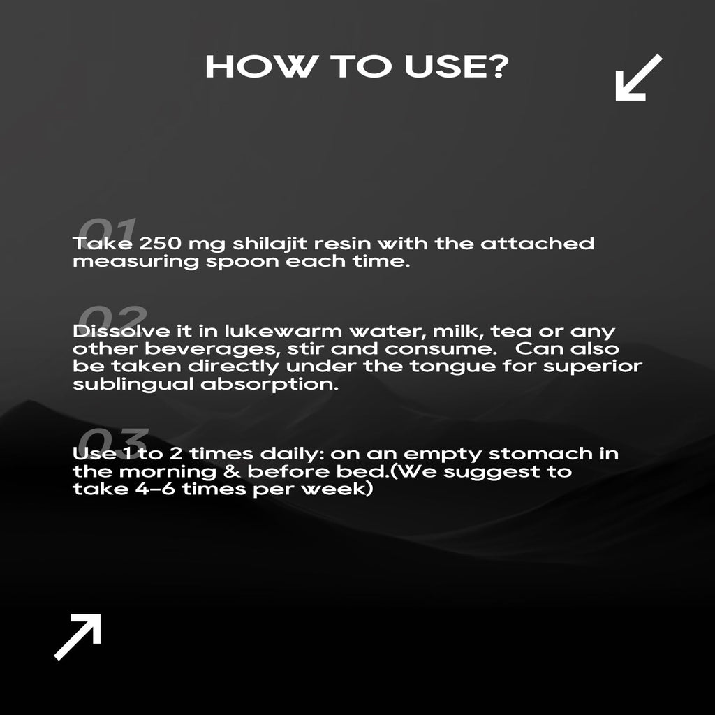 shilajit resin for athletic performance