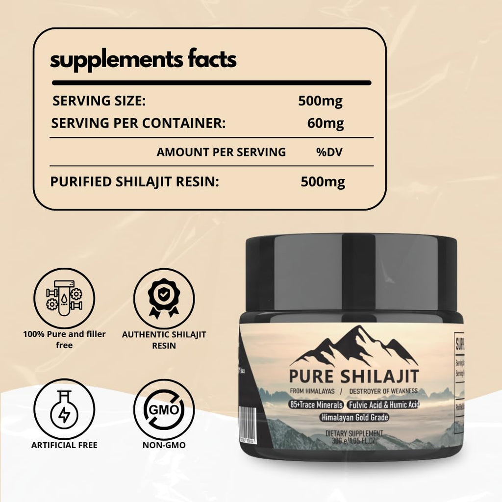 Shilajit resin for better health