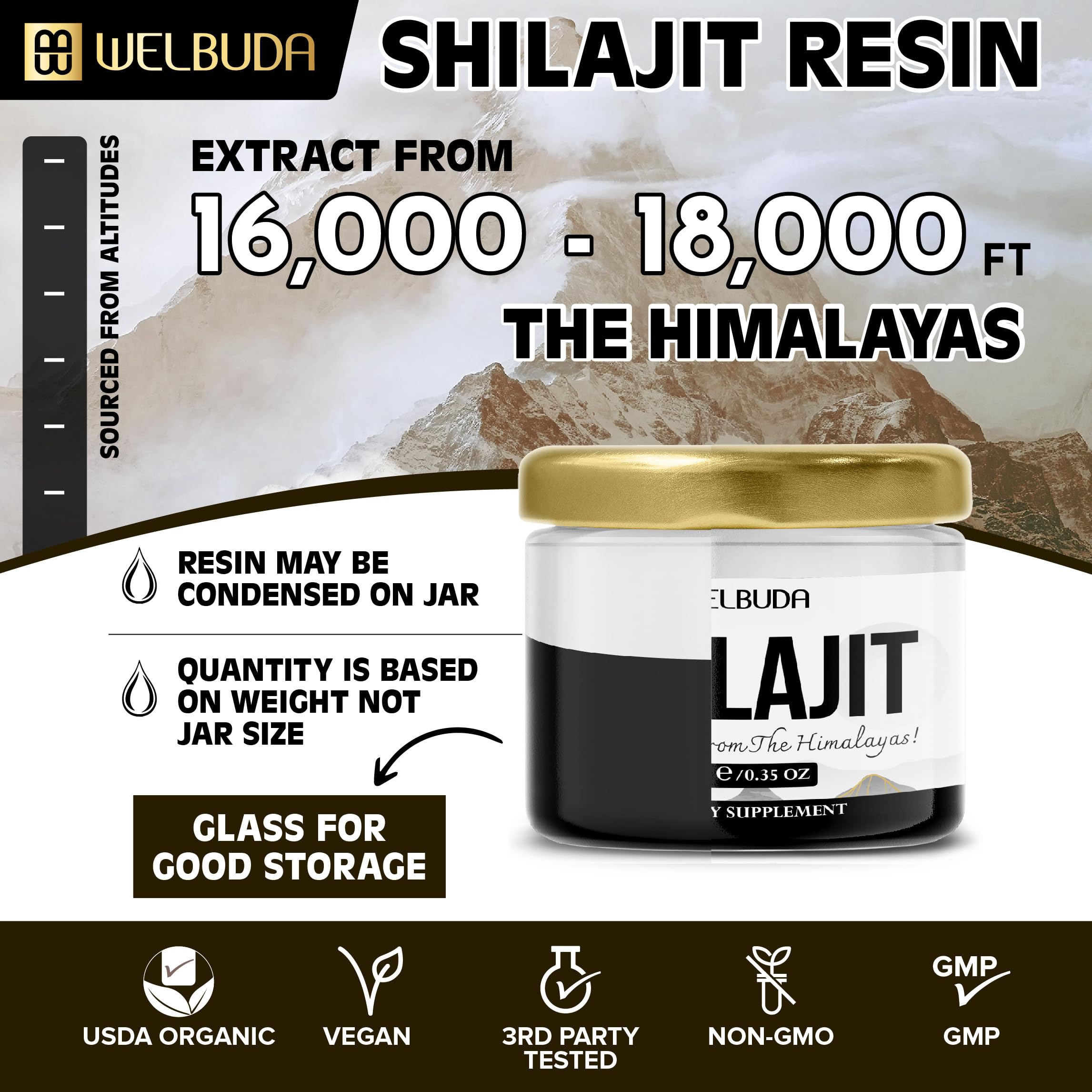 Shilajit resin for daily health support