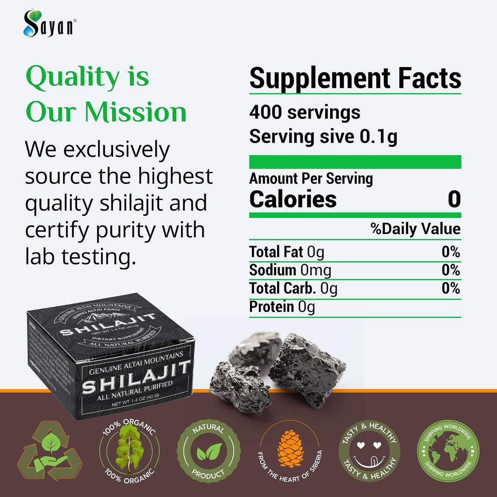 shilajit resin for daily health