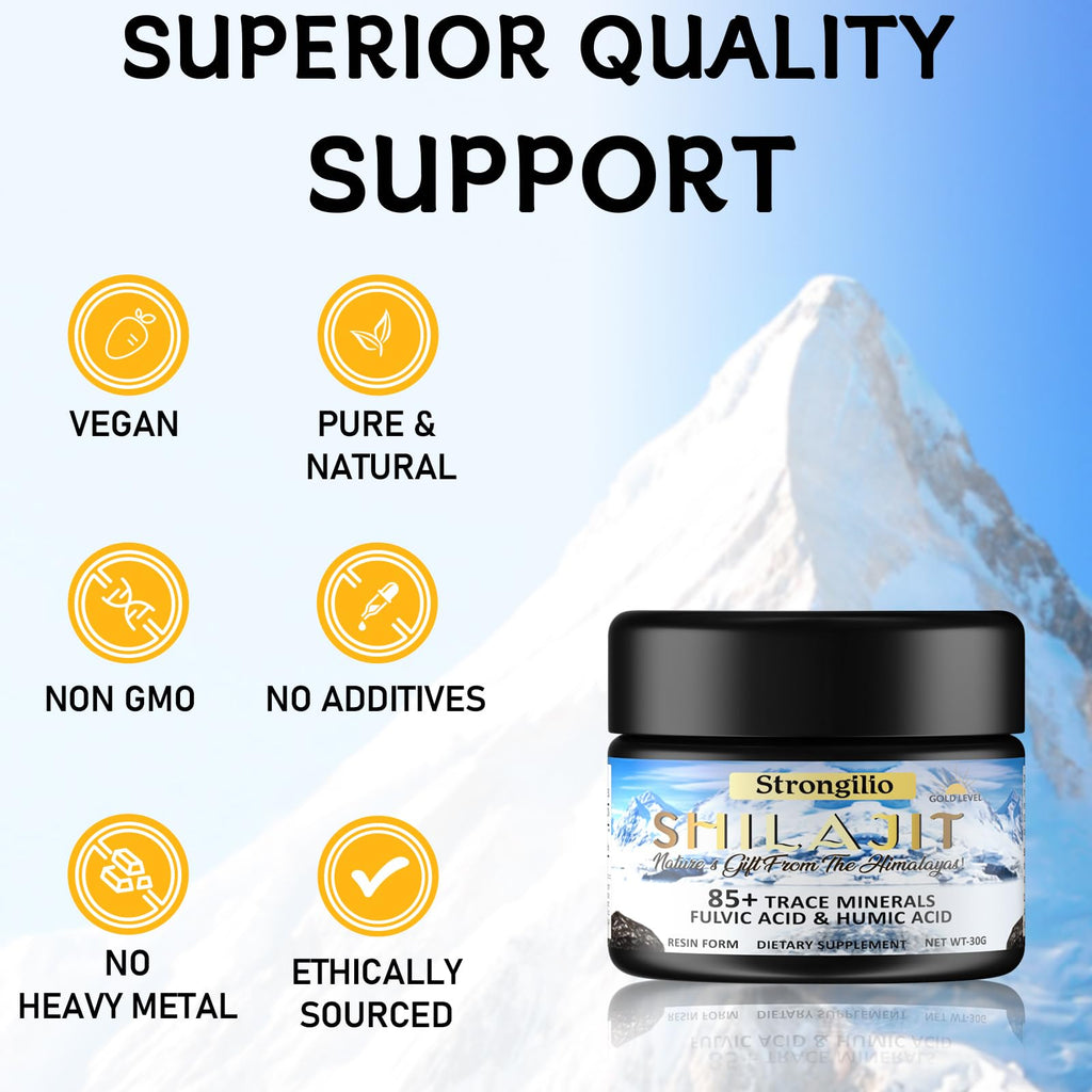 Shilajit resin for daily nutrition