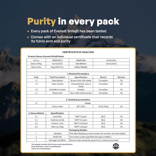 shilajit resin for daily nutrition