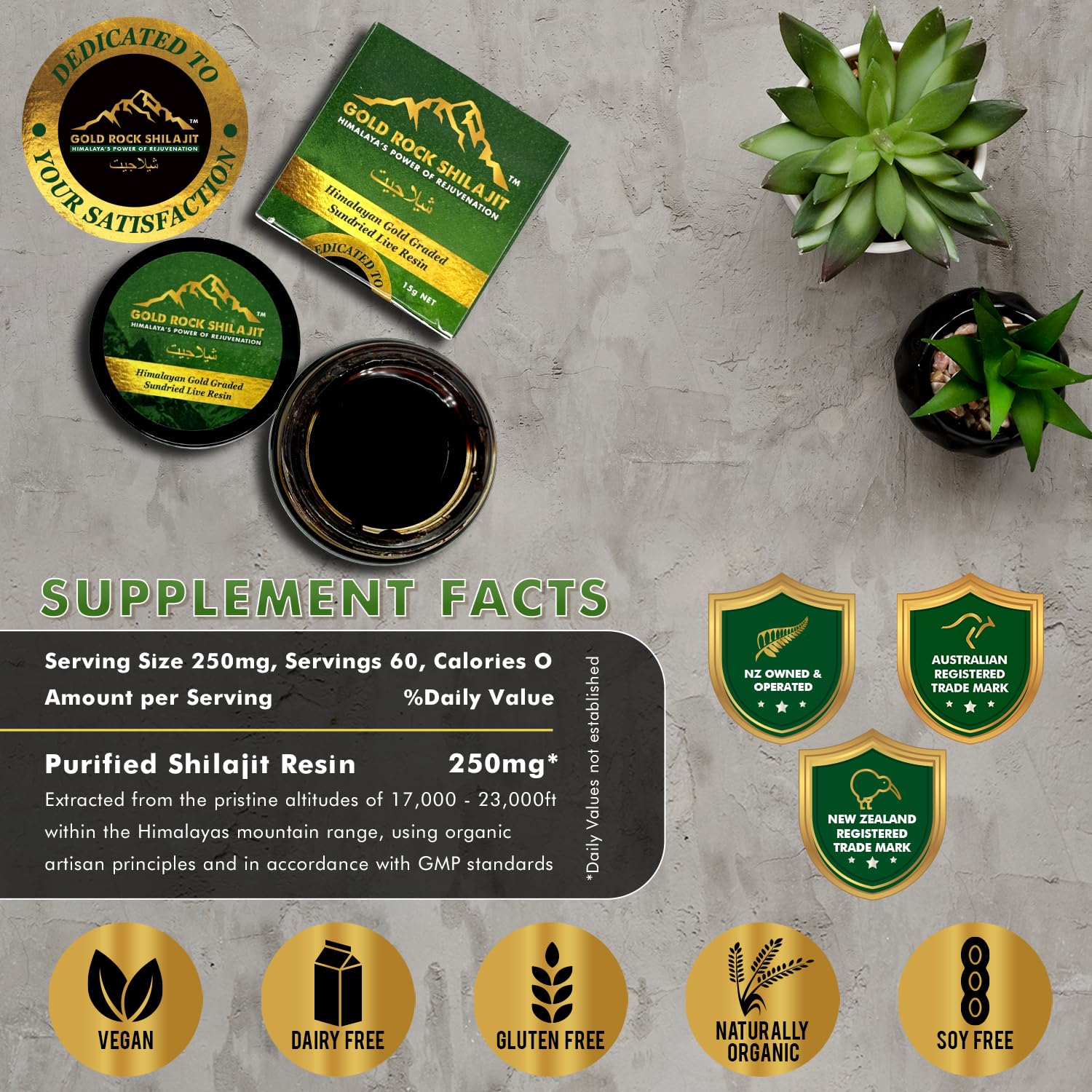 shilajit resin for daily supplements