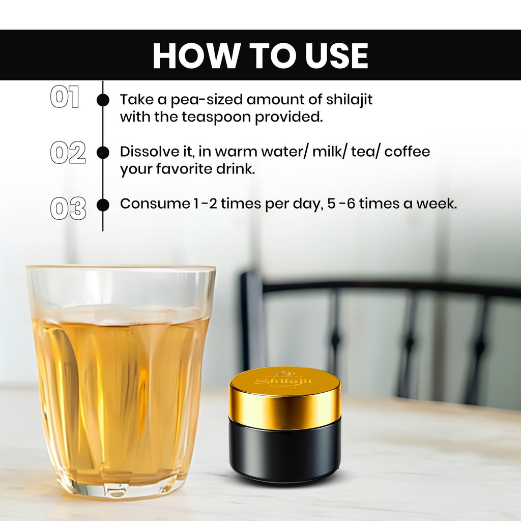 shilajit resin for energy boost