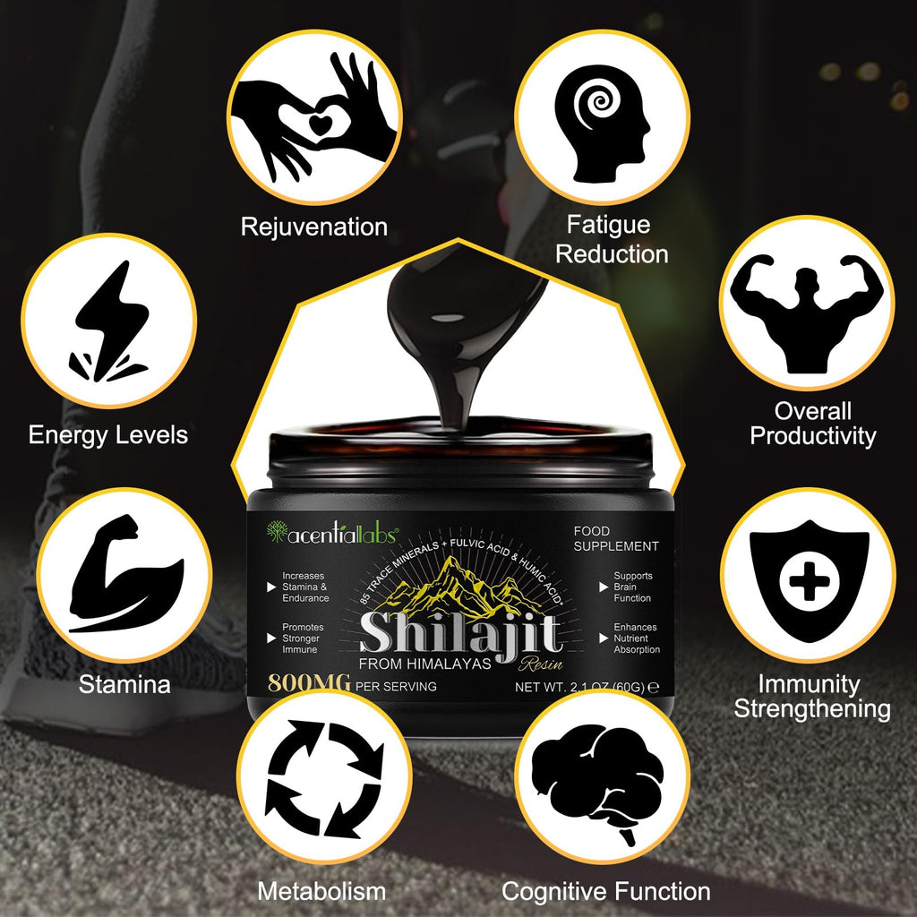 Shilajit resin for energy boost