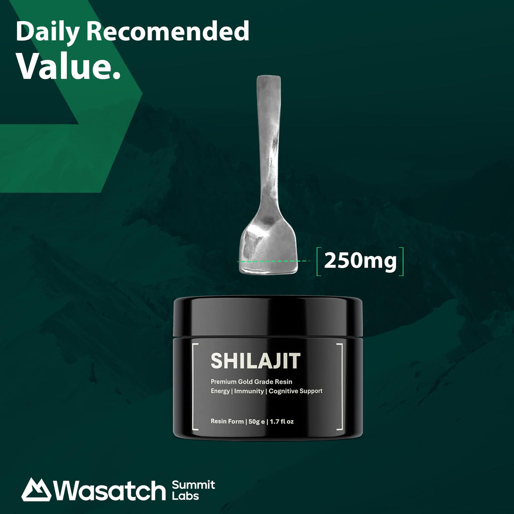 Shilajit resin for energy enhancement